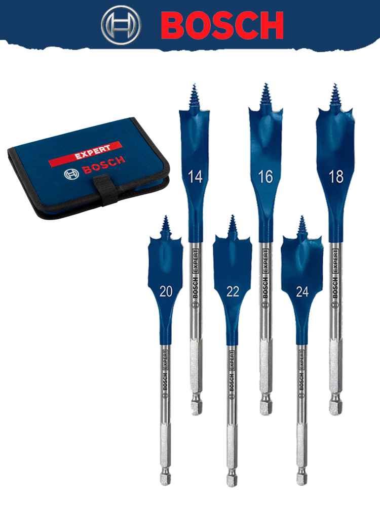BOSCH EXPERT 2608900332 Саморежущий скоростной набор сверл-лопат 6 шт ...