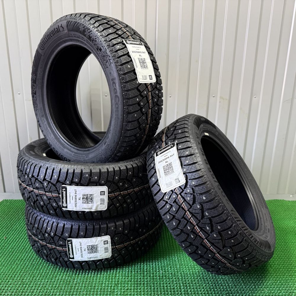 Continental IceContact 2 Шины зимние 205/55 R16 94T Шипованные 145411 ...