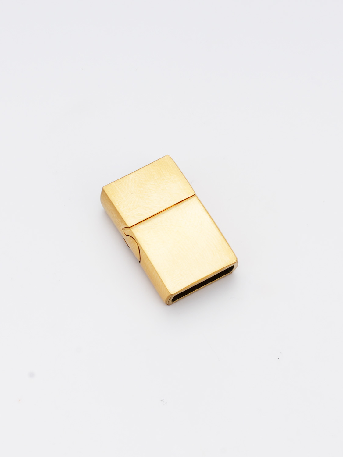 Замок браслетный магнитная , нержавеющая сталь, щеточный золотой, Для ...