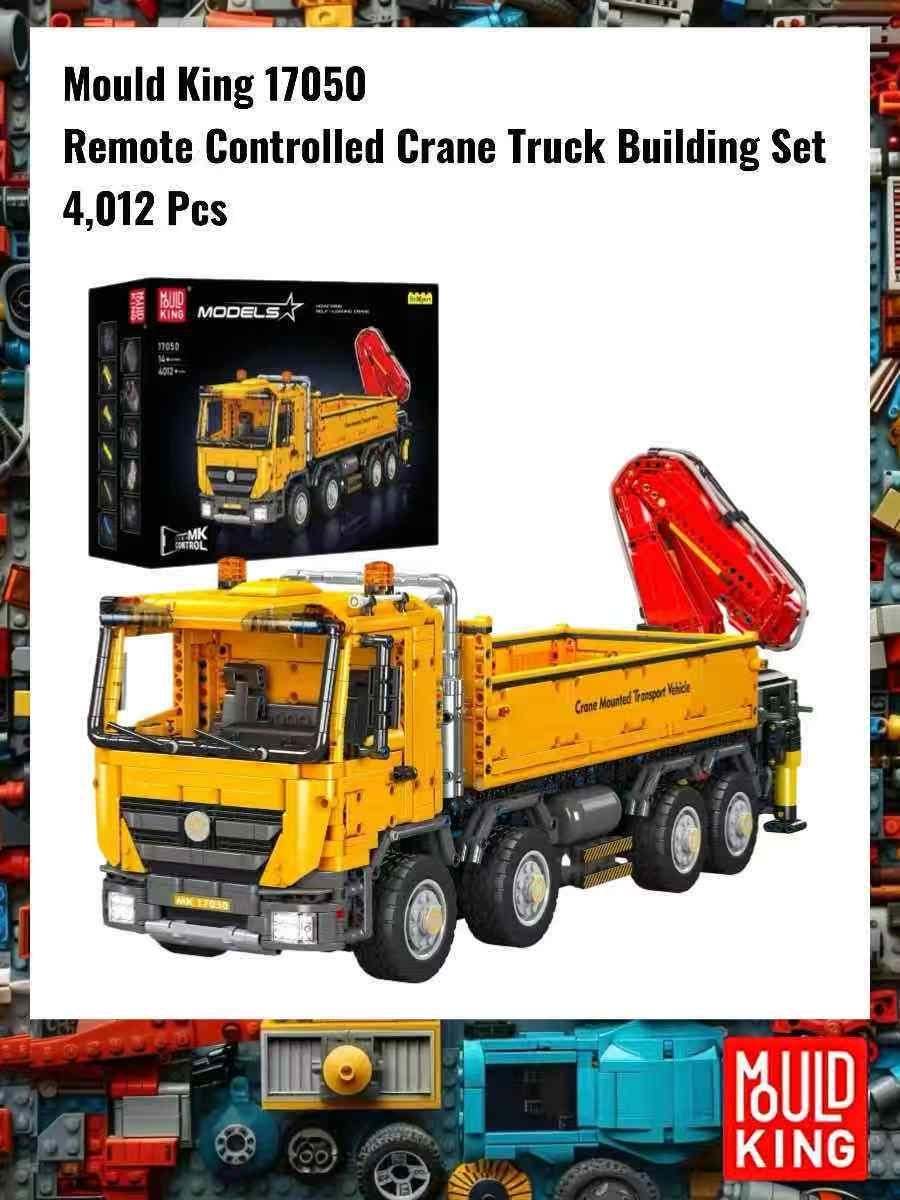 Пластиковый конструктор Mould King 17050 Remote Controlled Crane Truck ...