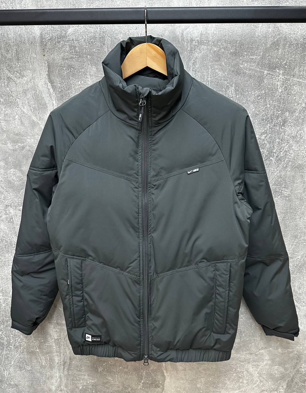 Куртка Мужской Skoryk Design Молния, Наклейки серый стойка Холлофайбер, Нейлон, размер 54 ...