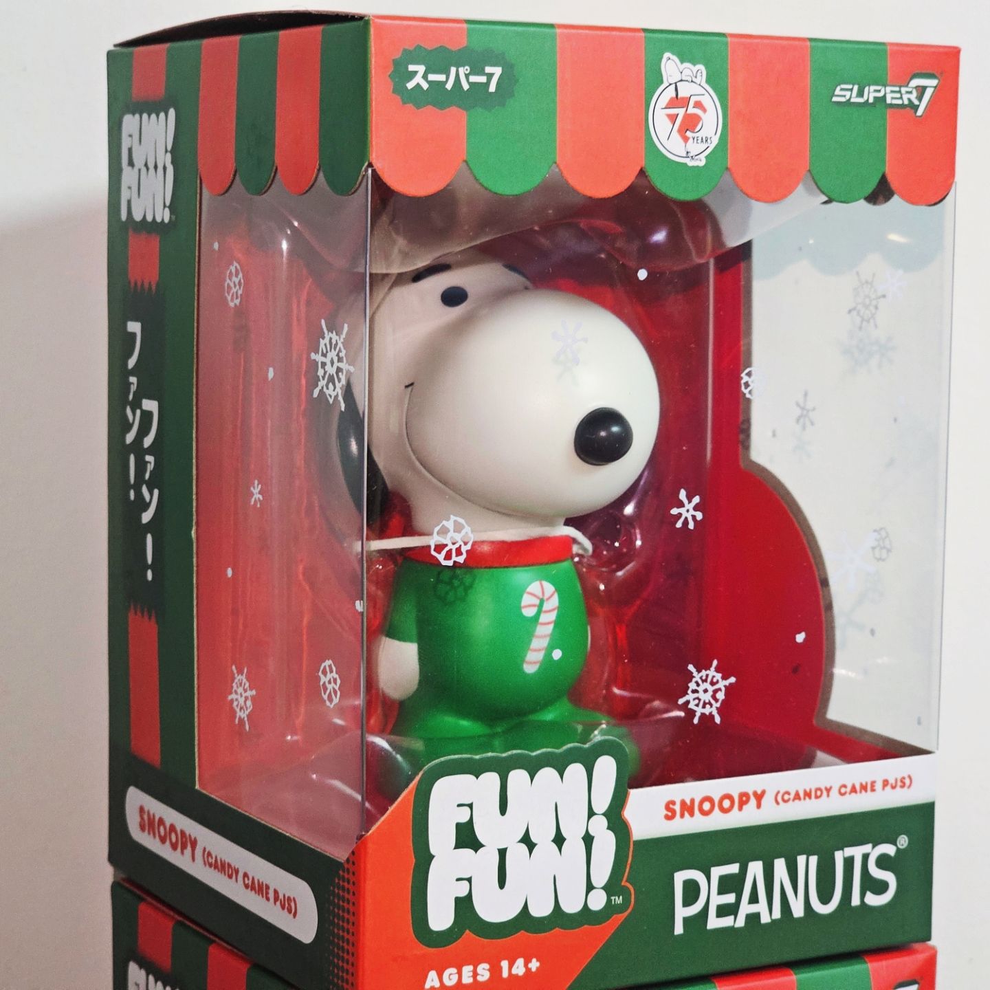Super7,Peanuts Fun! Fun! Snoopy (Candy Cane Pjs),Очень стоит ...