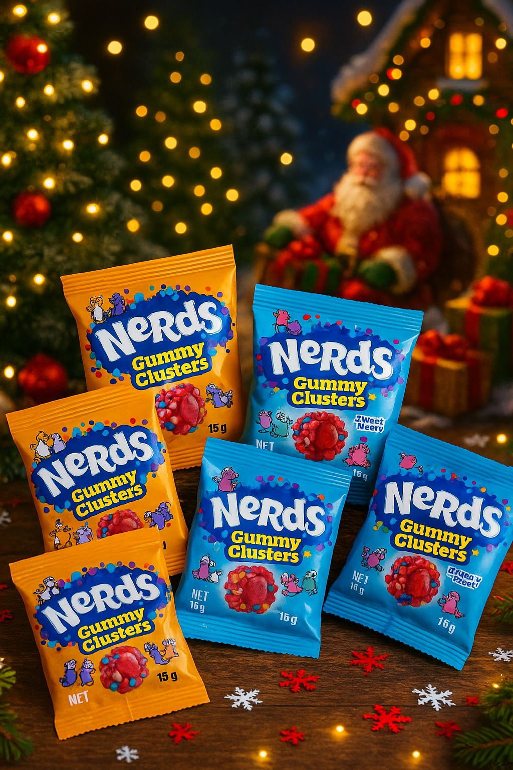 NERDS GUMMY CLUSTERS мини-набор ассорти, 6 шт 15 г Original + Very ...