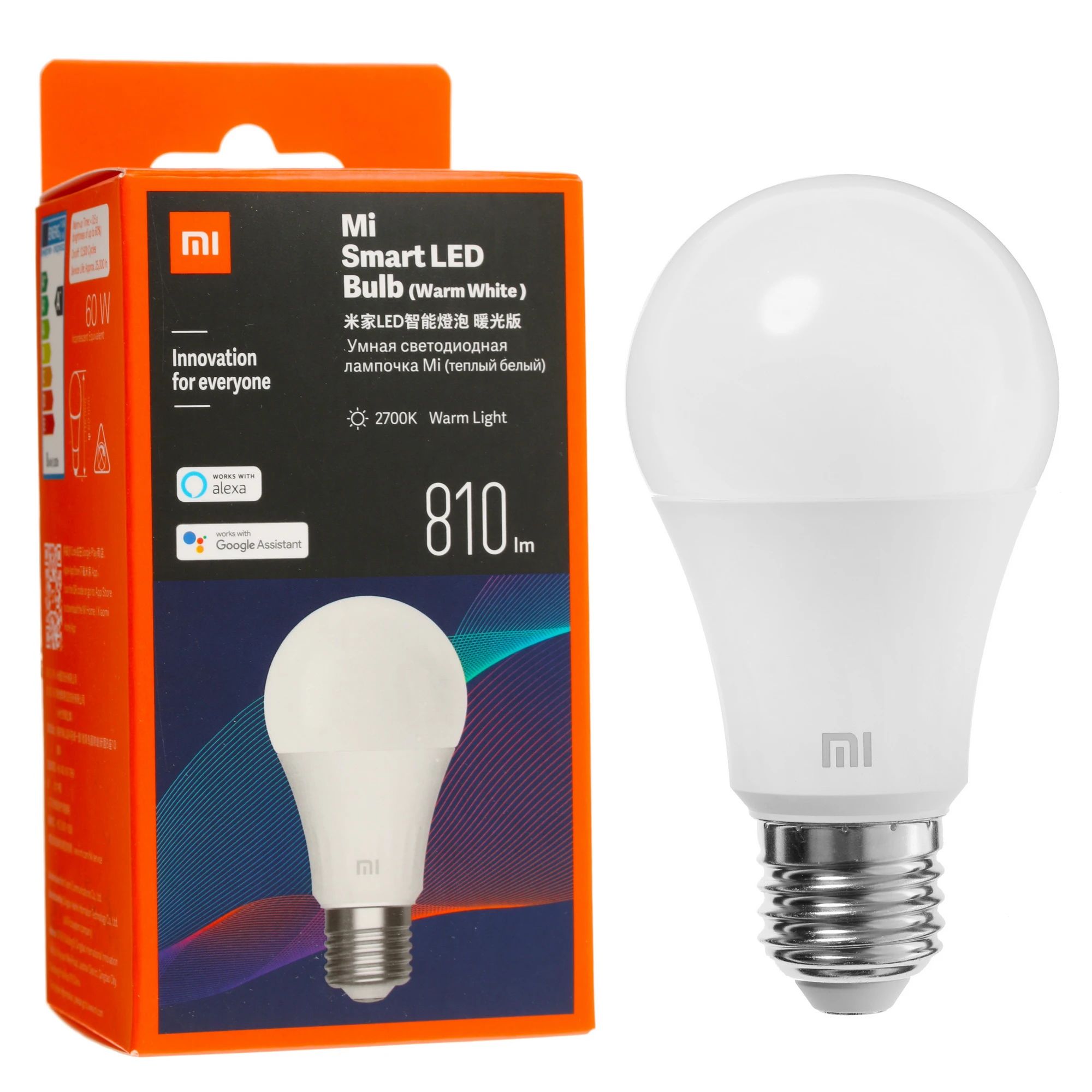 Лампа Mi LED Smart Bulb Warm White купить на OZON по низкой цене ...