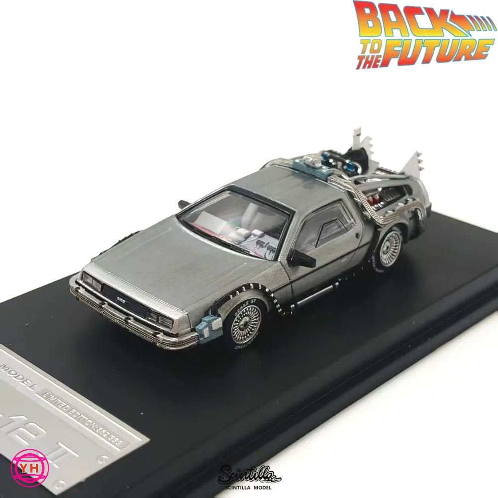 Машинка MJ MODEL 1/64 #Back To the Future 2 Литой под давлением ...