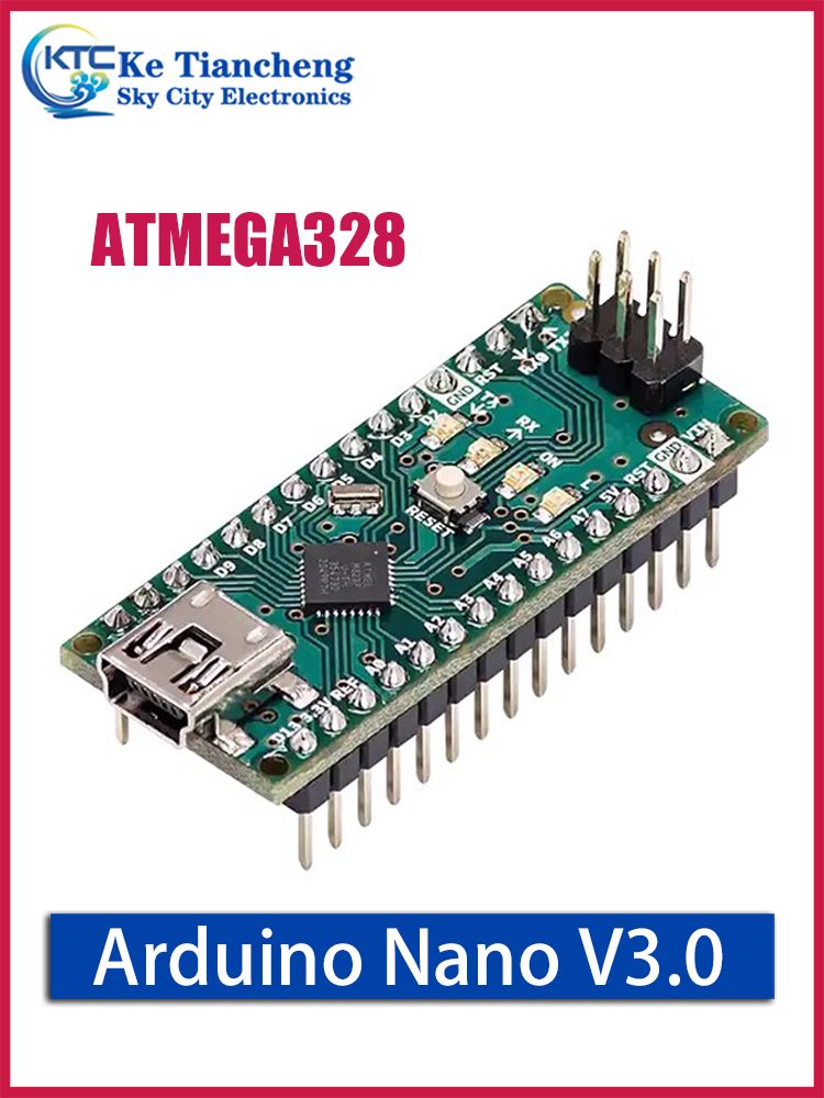 Контроллер Arduino Nano V3.0 ATMEGA 328 купить на OZON по низкой цене ...