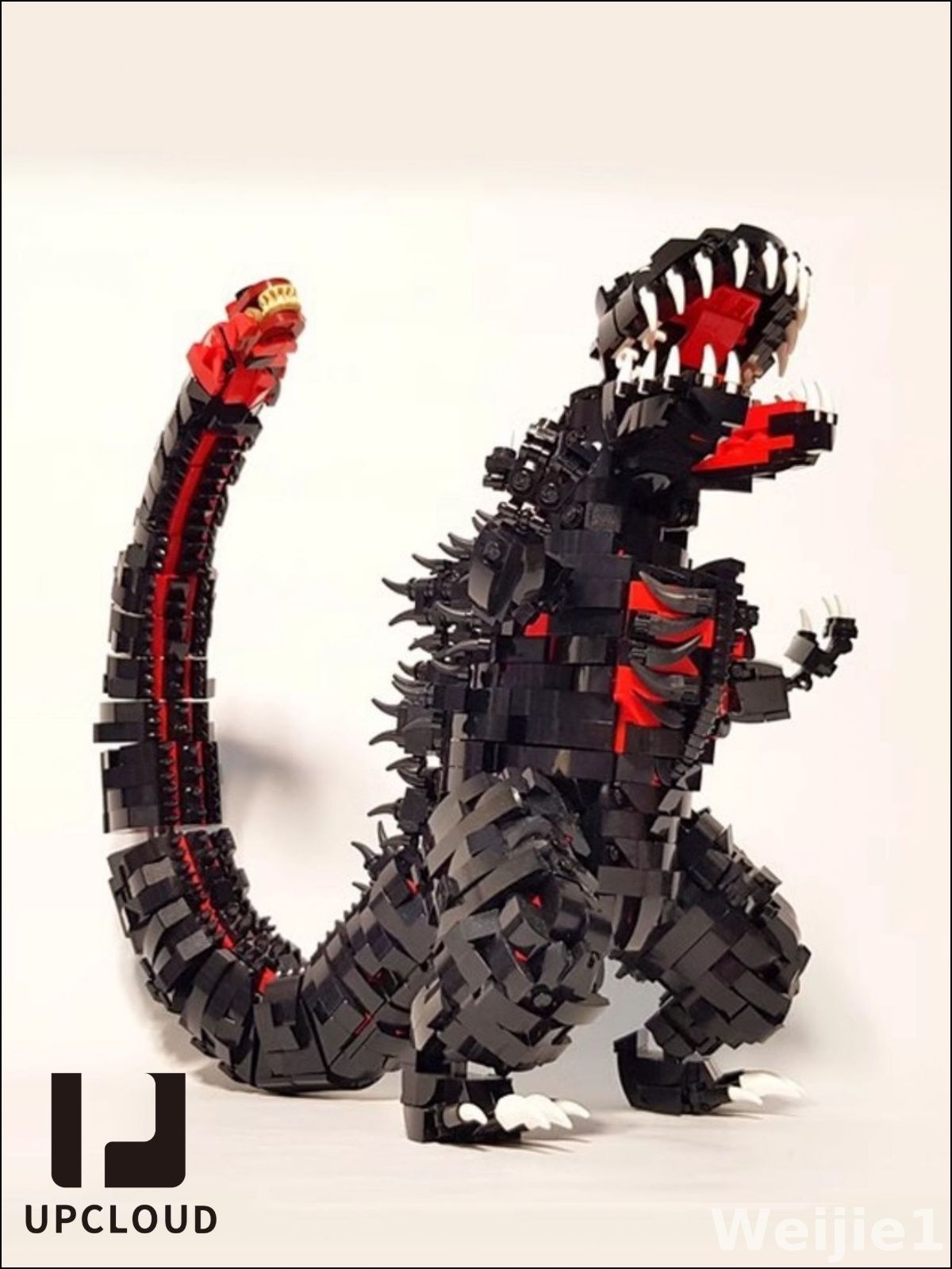 Эксклюзивный конструктор Red Lotus Godzilla, 1897 пластиковых деталей ...