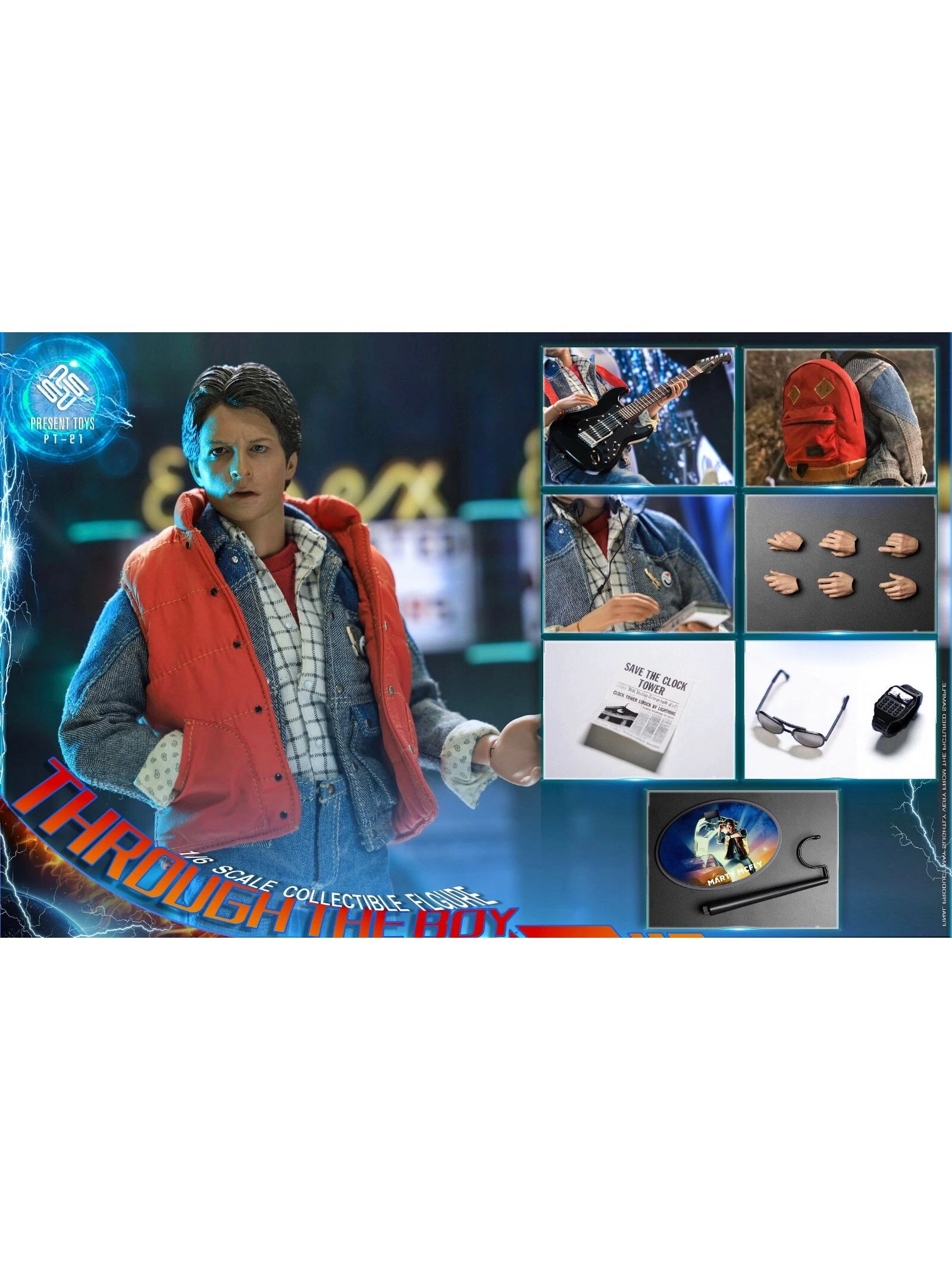 1/6 Scale Time Travel Man Figure Present Toys PT-SP21 Подвижная фигура ...