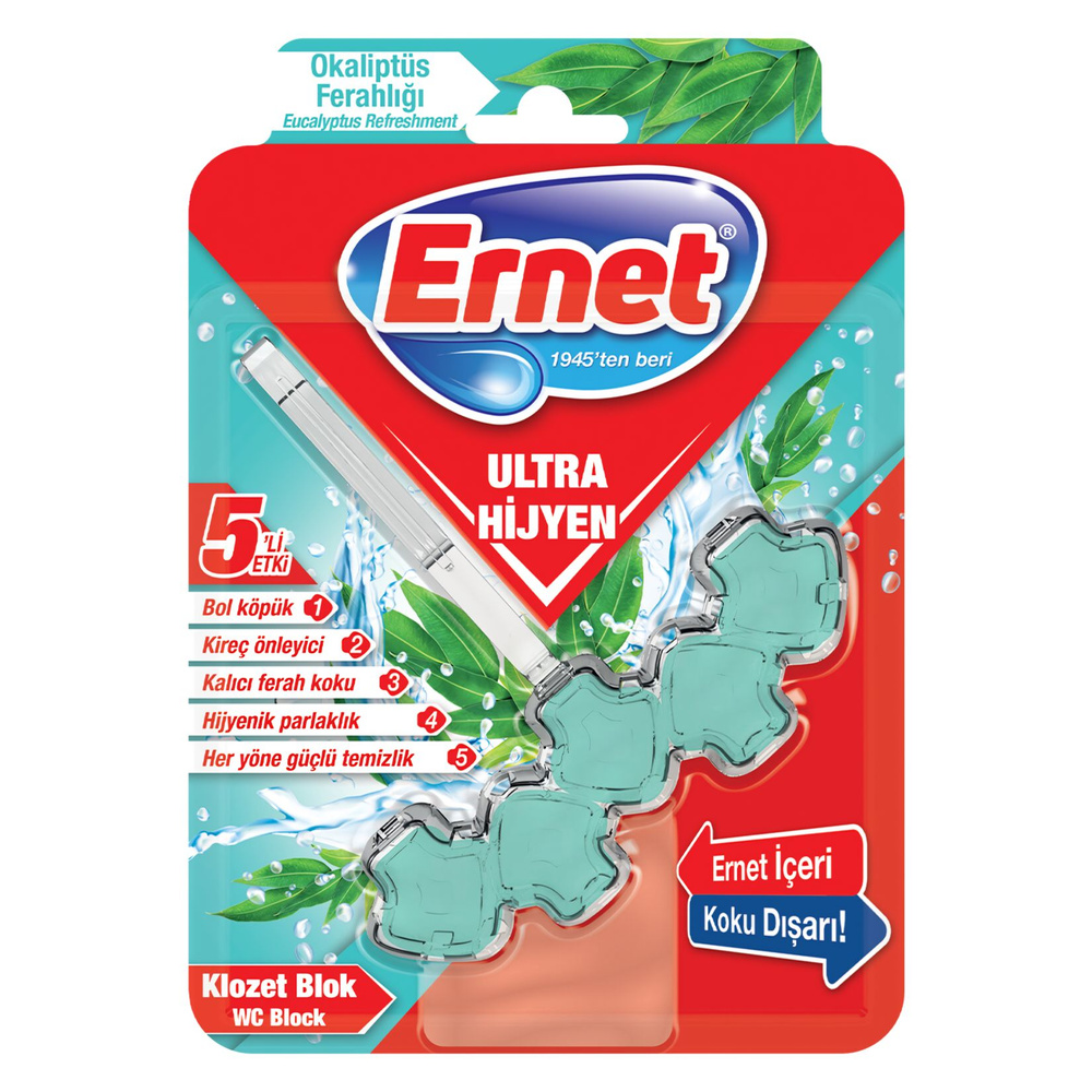 Ernet Средство для чистки унитаза Эвкалиптовая свежесть, 50 г - купить ...