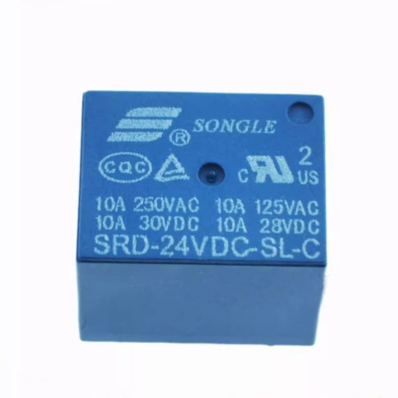 10ШТ Реле SONGLE 5Pin SRD-24VDC-SL-C 10A 250VAC - купить по выгодной ...