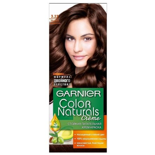 Краска для волос "Garnier" Color Naturals Темный шоколад, 12 шт ...