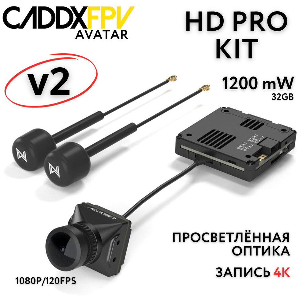 Видеопередатчик VTX Walksnail Avatar HD Pro Kit - купить с доставкой по ...