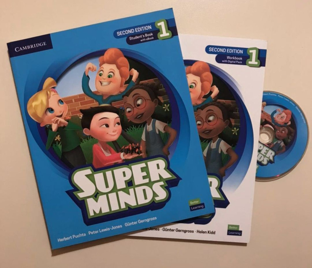 Комплект Super Minds 1 (second edition) Students book with DVD+ ...