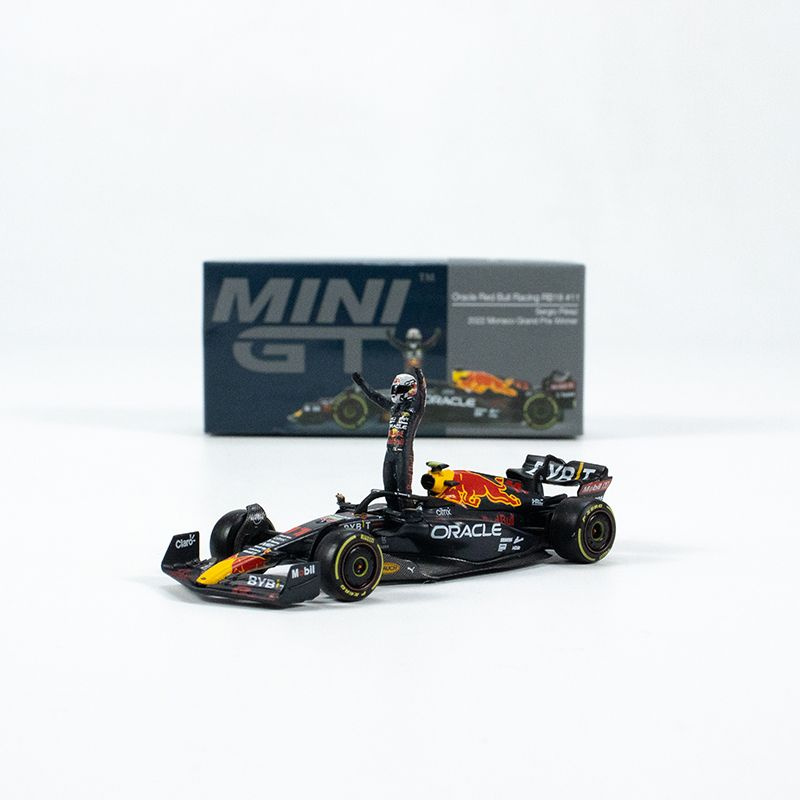 Mini GT #551 Oracle Red Bull Racing RB18 #11 Sergio Perez 2022, модель ...