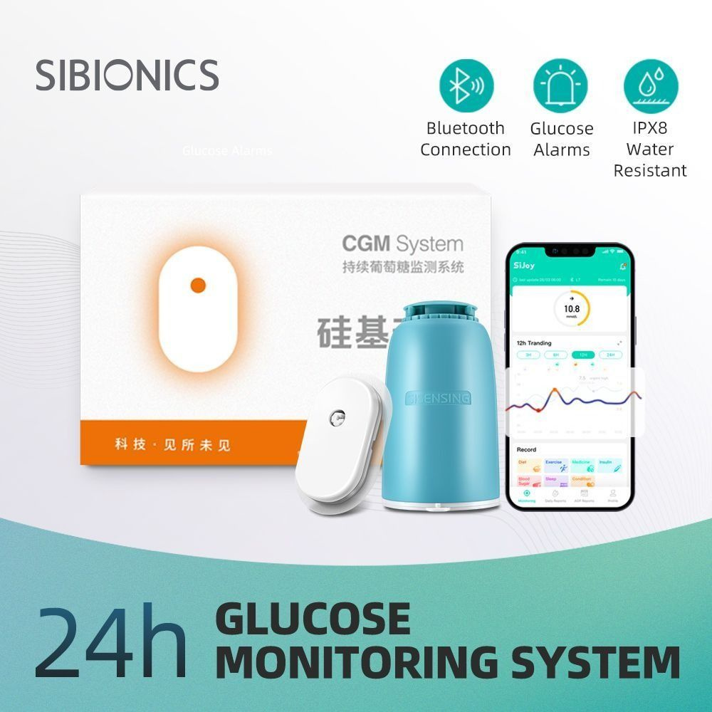 Система мониторинга уровня глюкозы Sibionics GS1 sensor (действует до ...