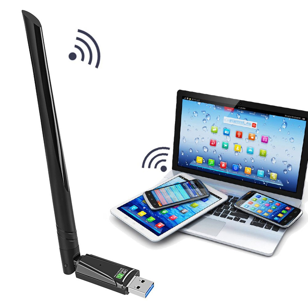 Сетевая карта 900 Мбит/ с WiFi USB Адаптер, Беспроводная сетевая карта ...