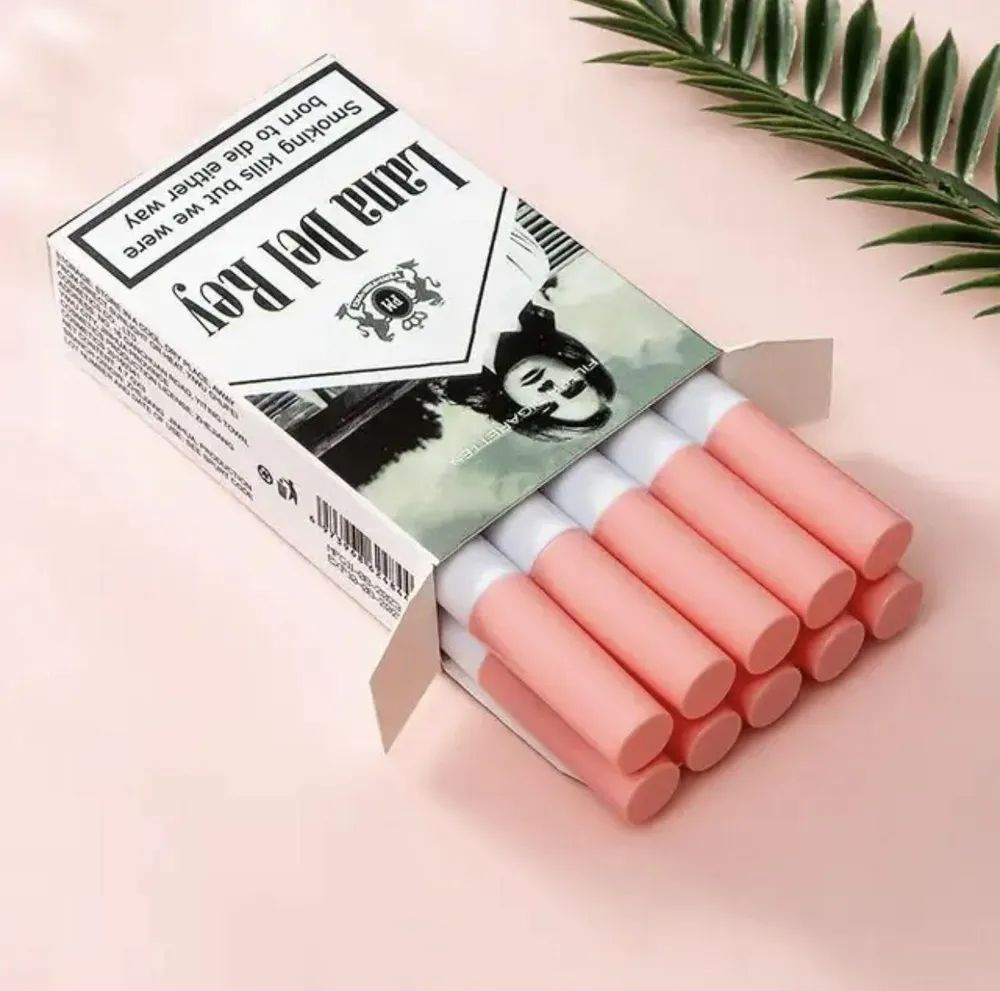 Lana Del Rey Lipstick Cigarette Gloss, 10 цветов, набор блесков для губ ...