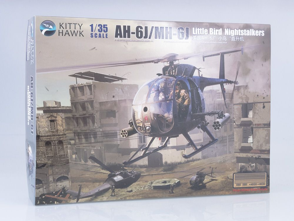 Сборная модель самолета KITTY HAWK AH-6J/MH-6J Little Bird ...