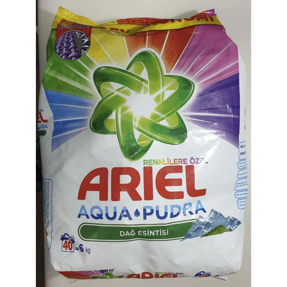 Стиральный порошок Ариэль 6 кг, "AQUA-PUDRA", автомат, Горный родник ...
