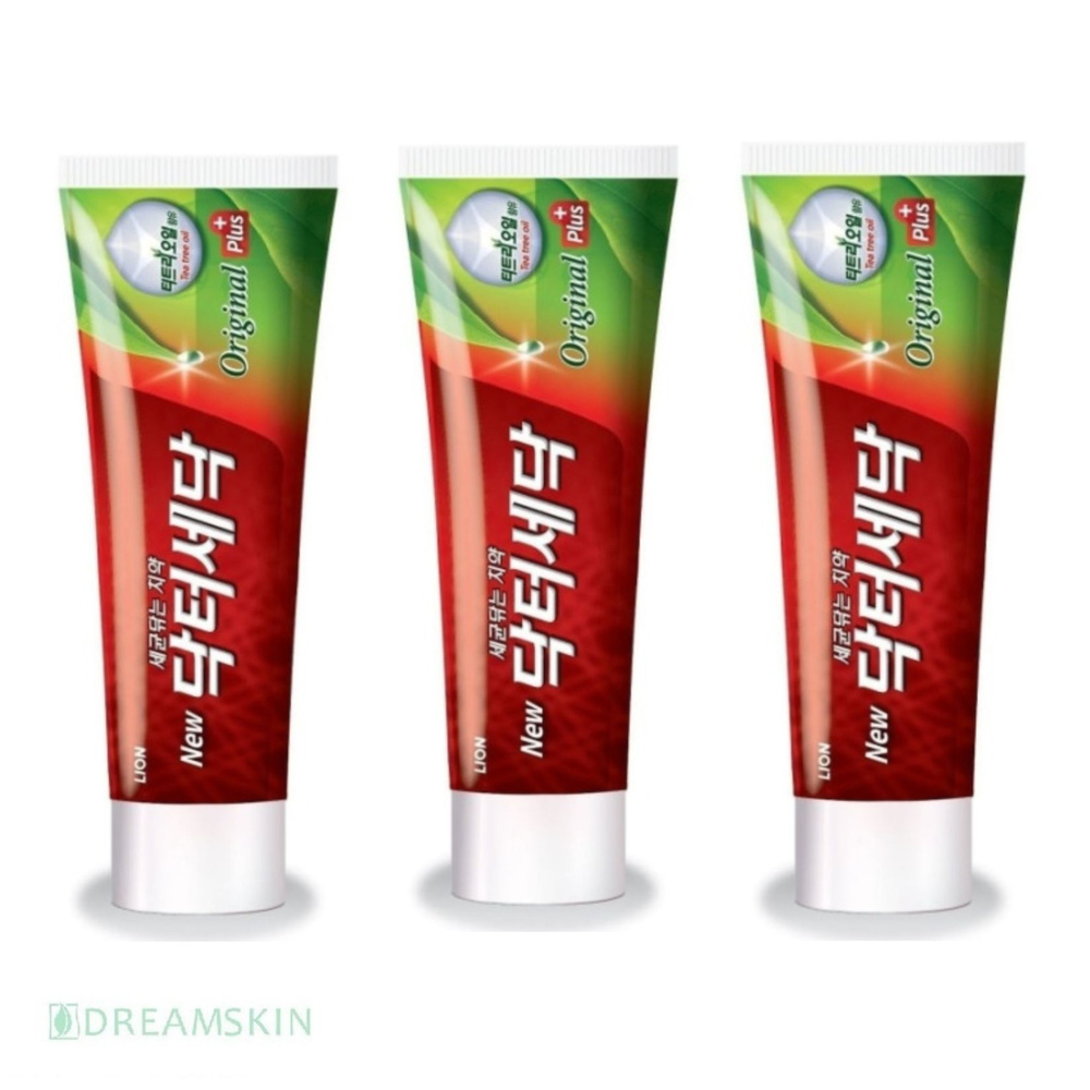 LION DR. SEDOC Зубная паста с экстрактом масла чайного дерева 140г (3 тюбика) - купить с ...