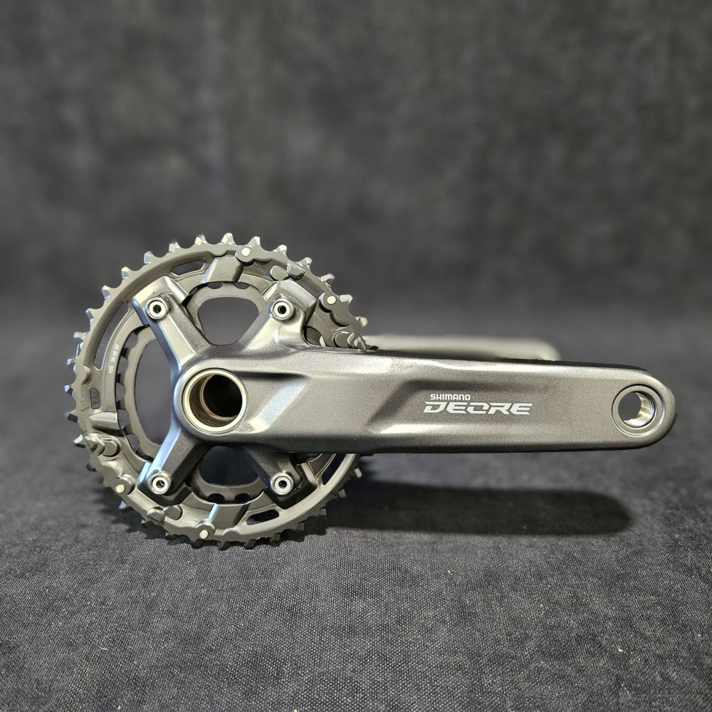 Система Shimano Deore FC-M4100-2, Hollowtech II, 36/26T, 175 мм, 68/73 мм, каретка (BB52 Deore ...