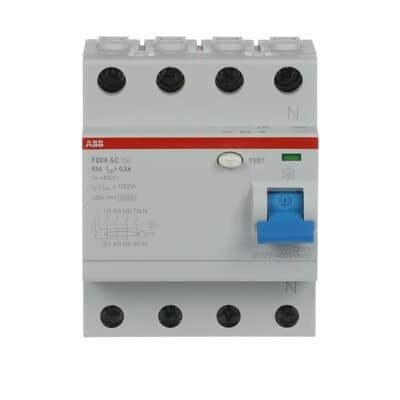 Автоматический выключатель остаточного тока УЗО ABB F204 AC-60/0,3 30 ...