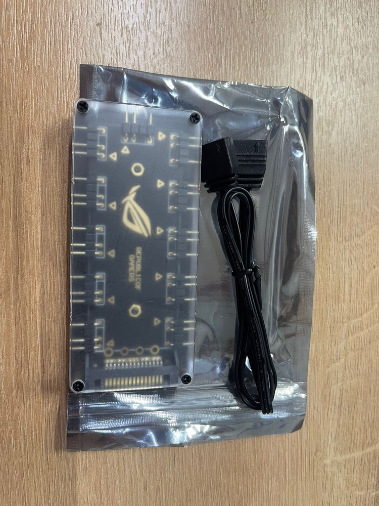 Хаб для вентиляторов ПК; ARGB разветвитель на 11 разъемов; контроллер ...