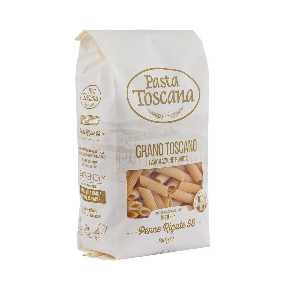 Макаронные изделия Пенне ригате Pasta Toscana 500 г, Италия - купить с ...