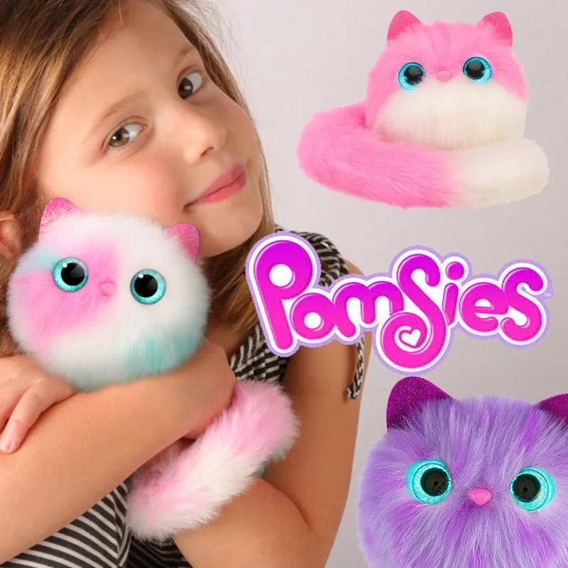 Интерактивная Игрушка My Fuzzy Friends Pomsies Котенок Помсис Пинки ...