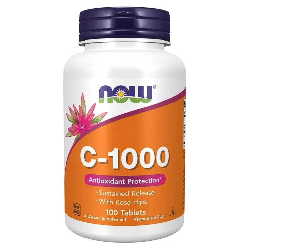 Спортивное питание, Витамины и минералы ..., NOW Vitamin C-1000 With ...