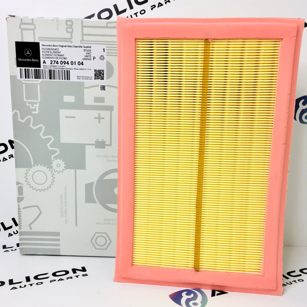Фильтр воздушный A2740940104 Mercedes С 180 w205, E класс w212 е200 213 ...