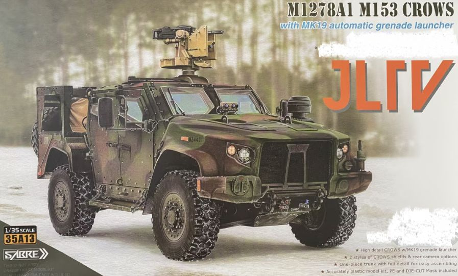 SABRE 35A13-S 1/35 Бронеавтомобиль JLTV M1278A1 M153 CROWS with MK19 ...
