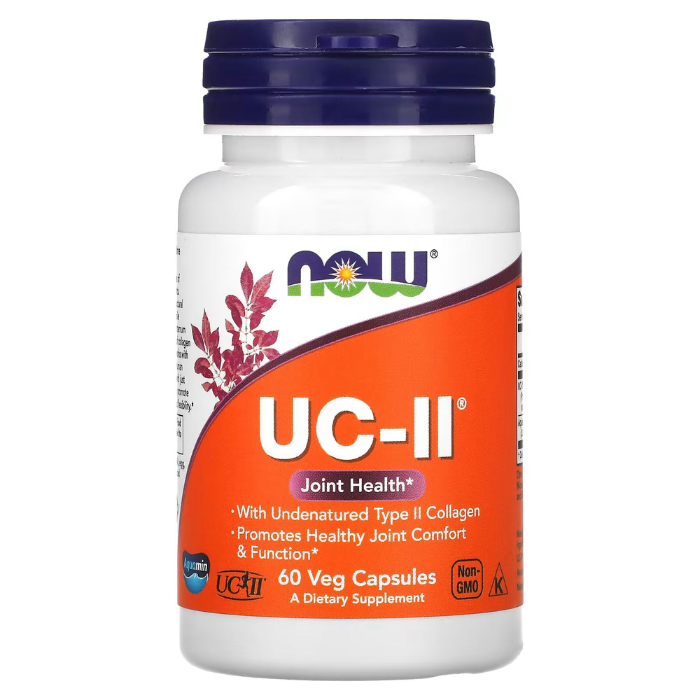 Now Foods UC-II Joint Health with Undenatured Type II Collagen, 60 ...