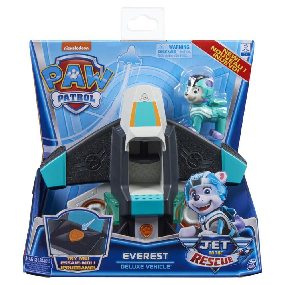 Spin Master Nickelodeon Paw Patrol Deluxe Vehicle Jet to the Rescue ...