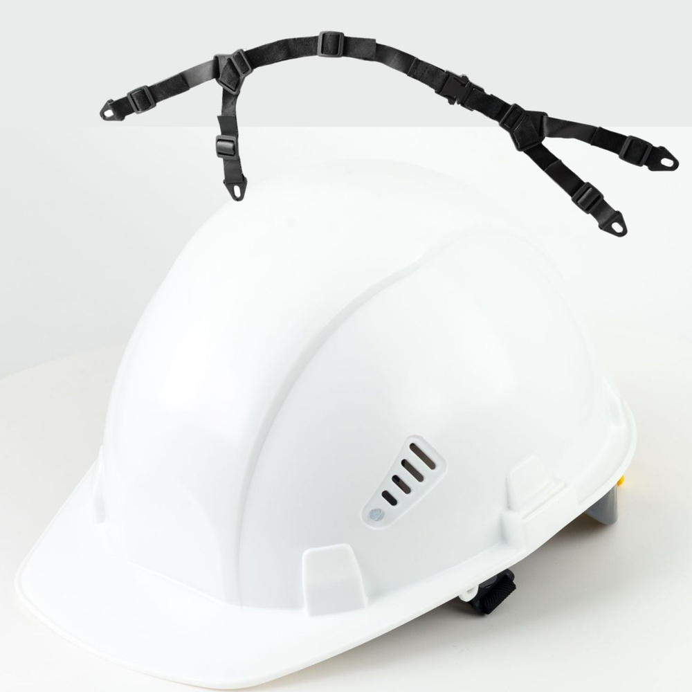 Каска строительная СОМЗ-55 FavoriT RAPID белая с подбородочным ремнём ...