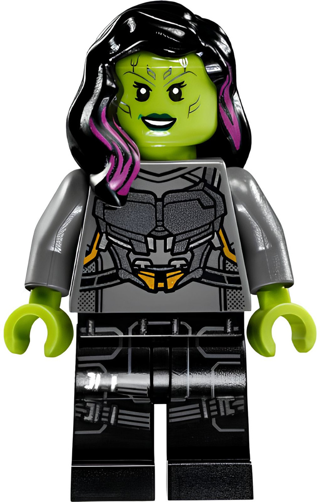 Минифигурка Lego Super Heroes Gamora - Silver Armor sh388 U - купить с ...