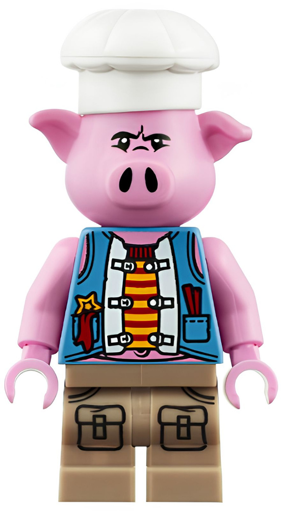 Минифигурка LEGO Pigsy - Medium Blue Vest mk011 - купить с доставкой по ...