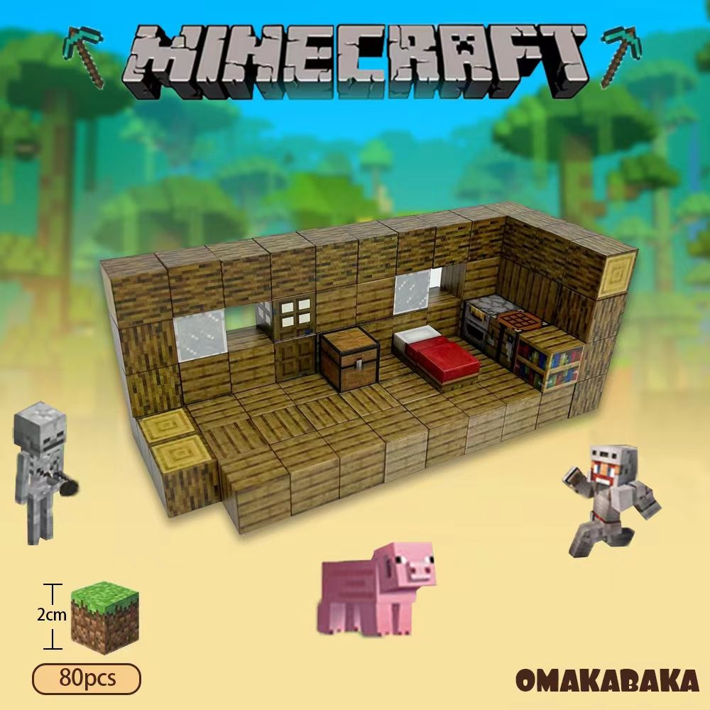 Магнитный Конструктор Майнкрафт набор детали фигурок Игрушка Minecraft ...