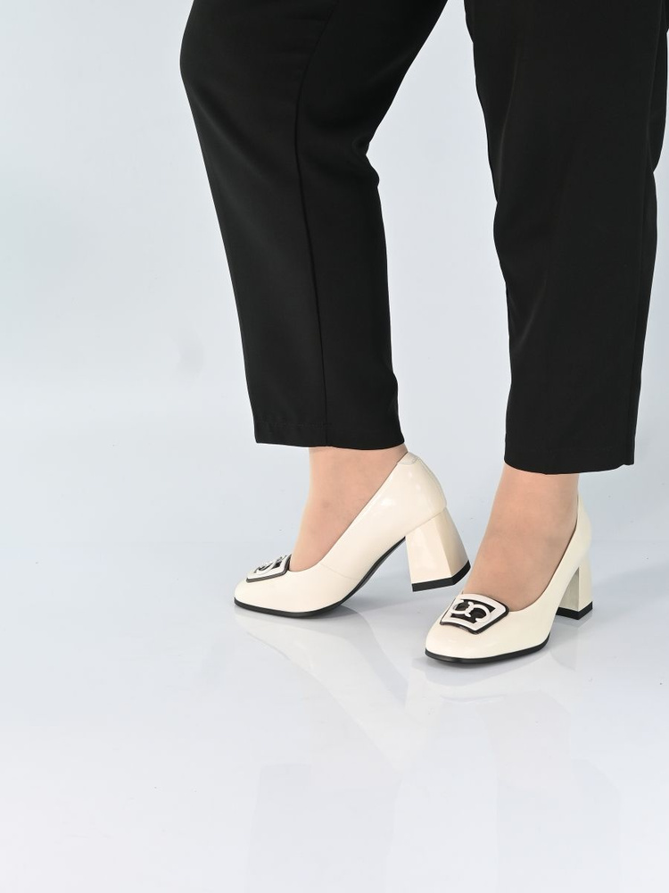 Туфли Женский Ascalini Кожа натуральная лакированная, размер 41 Стандартный средний (до 9 см) 9 ...