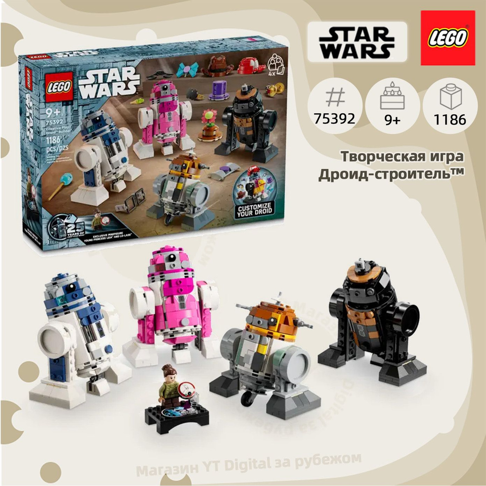 Лего Star Wars серия, LEGO 75392 Творческая игра "Конструктор дроидов ...