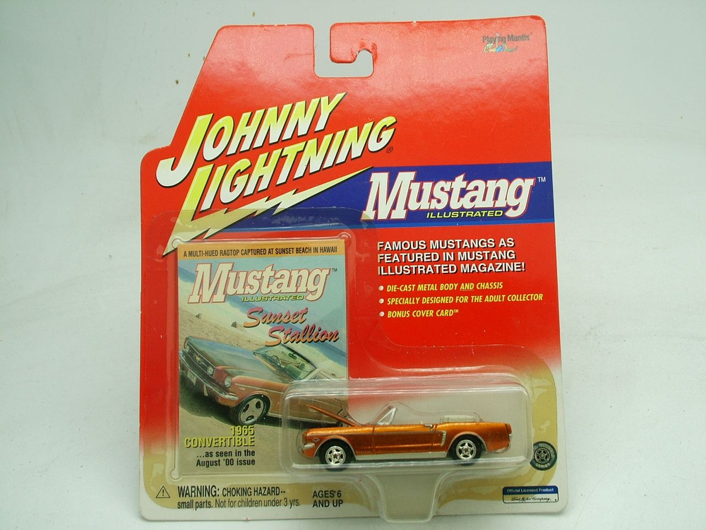Машинка Johnny Lightning 1/64 Car model 1965 Mustang Convertible купить ...
