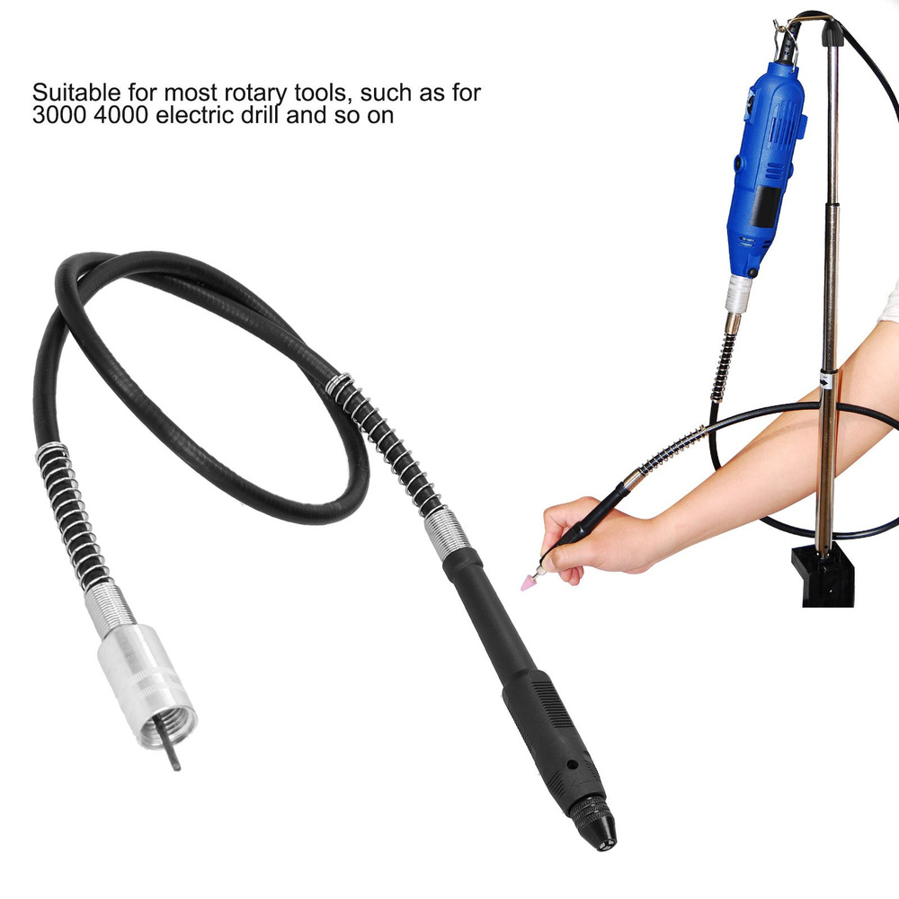 GEALFIS Гибкий вал для гравера 1.1 м с патроном 3.2 мм: гибкий вал с патроном 3.2 мм для дрелей ...