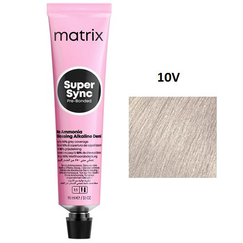 Крем краска MATRIX SoColor Super Sync Pre-Bonded 10V, 90 мл купить на ...