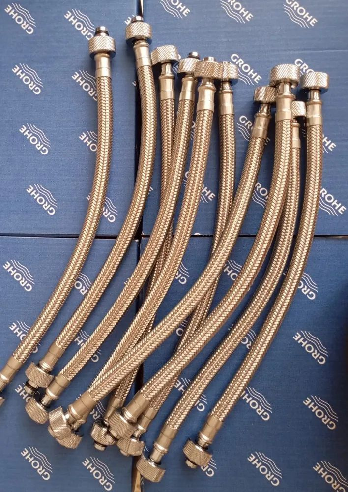 Гибкая подводка 3/8, 320mm - шланг для инсталляций (подходит для Grohe) купить на OZON по низкой ...