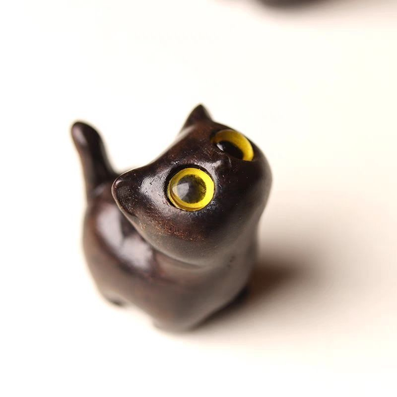 Фигурка кота из сандалового дерева купить на OZON по низкой цене ...
