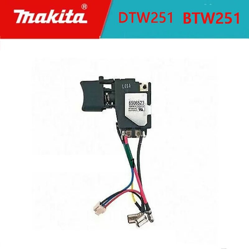 Оригинальный выключатель MAKITA DTW251 BTW251 650652-3 купить на OZON ...