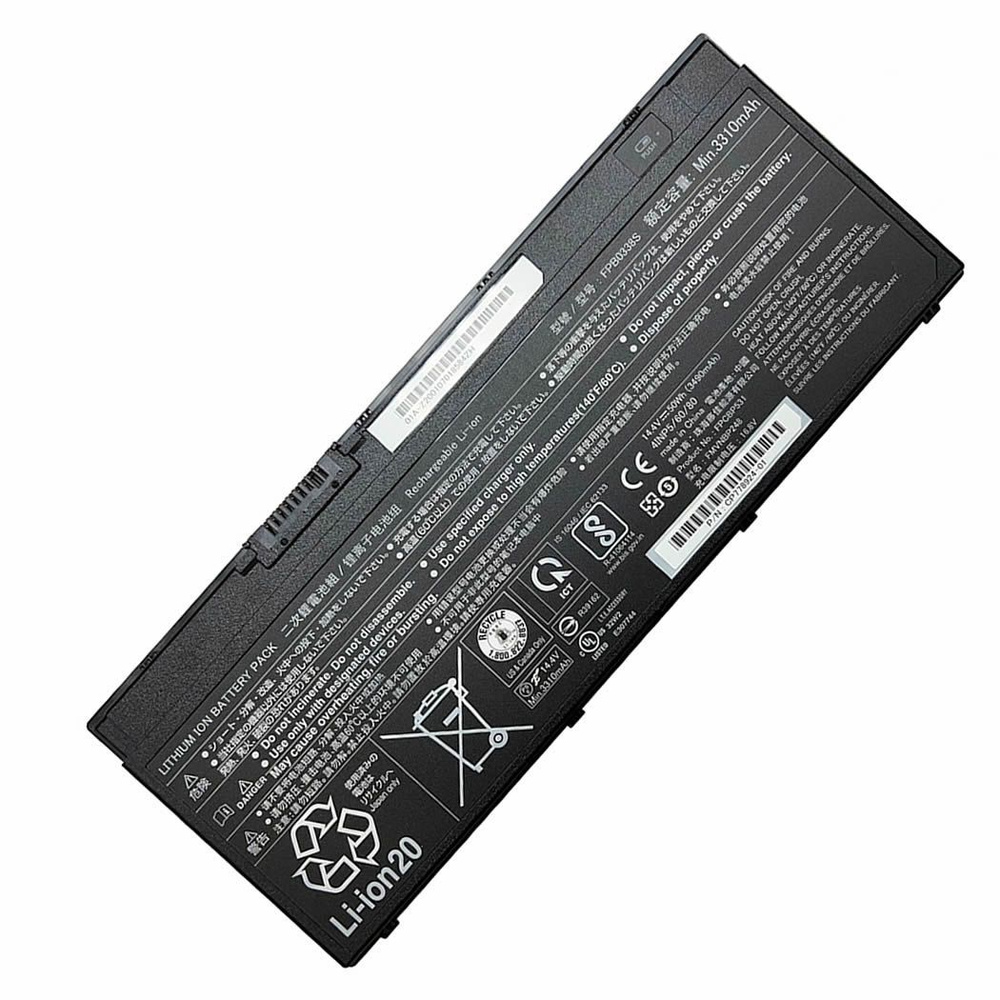 QMSI Аккумулятор для ноутбука Универсальный 3490 мАч, (FMVNBP247/48 ...