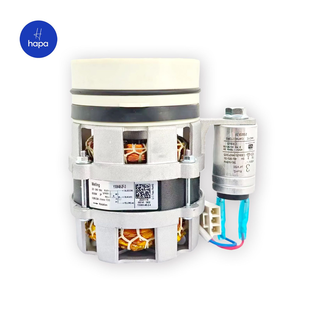 Запасные части для двигателя посудомоечной машины YXW48-2F-3 (L) 220V ...