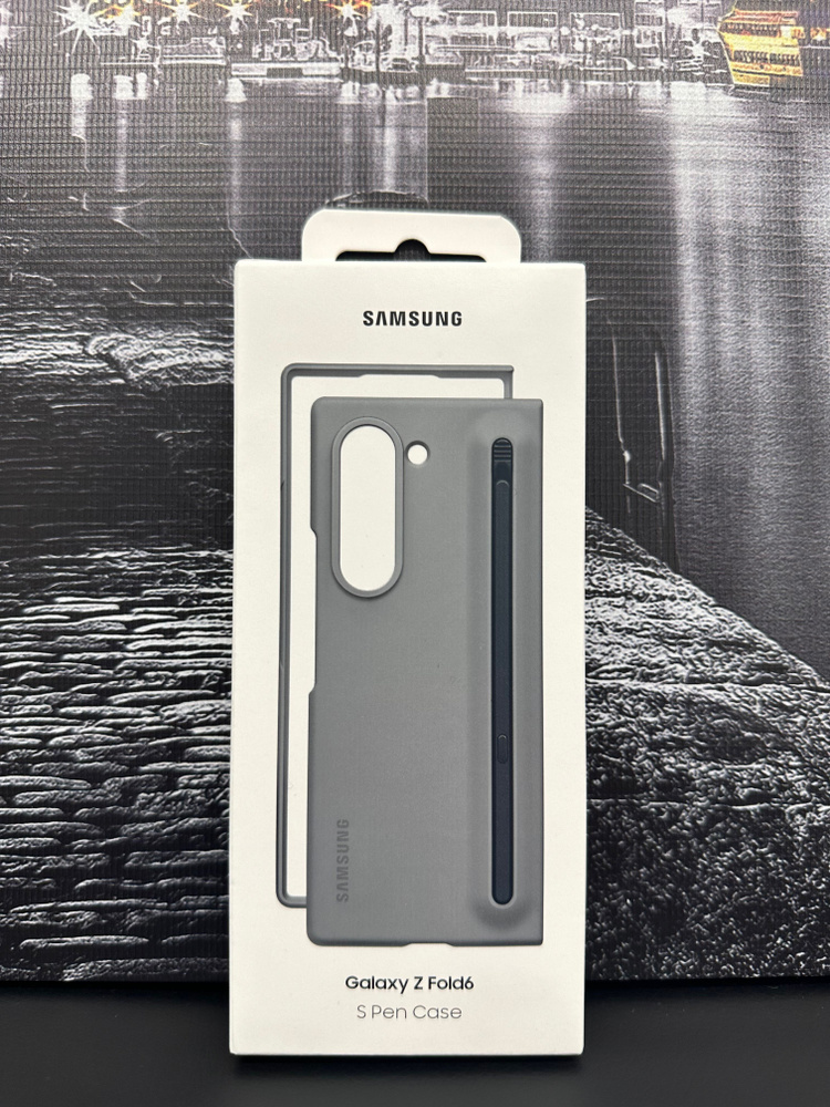Оригинальный чехол S Pen Case Galaxy Z Fold6 серый (gray) купить на ...