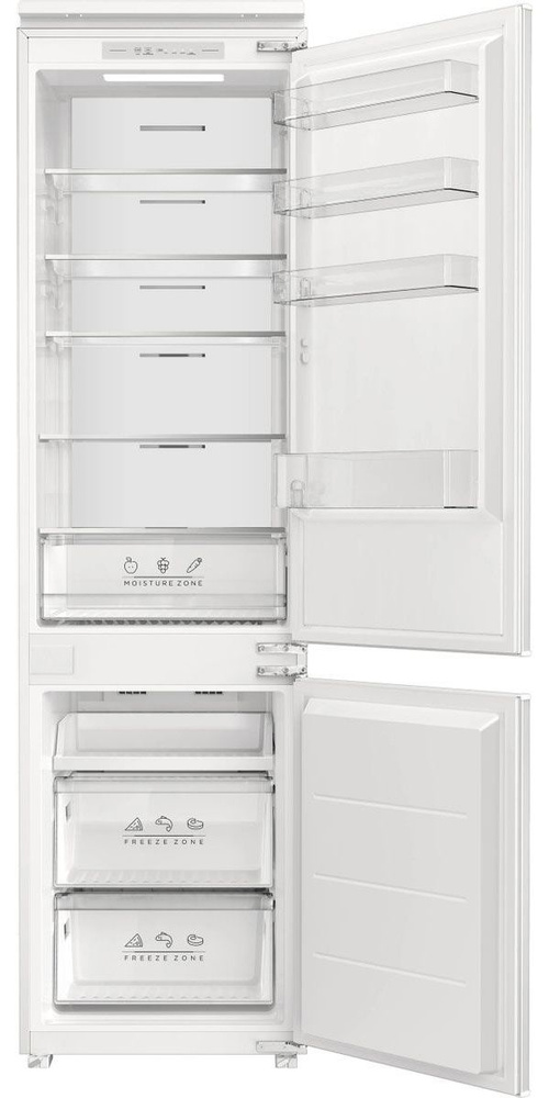 Встраиваемый двухкамерный холодильник Hyundai HBR 1946 купить на OZON по низкой цене (2923426392)